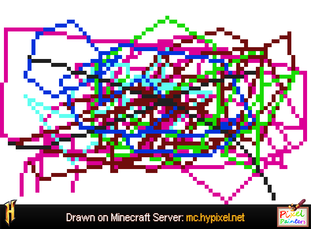 PlatinRolex's Pixel Painter Drawing | Hypixel Forums