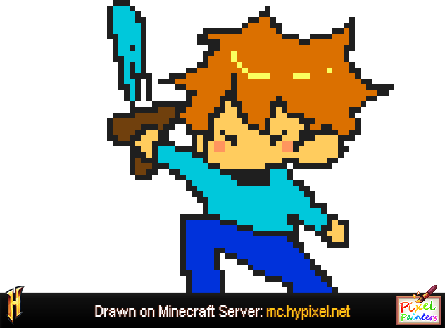 Luniecat's Pixel Painter Drawing | Hypixel Forums