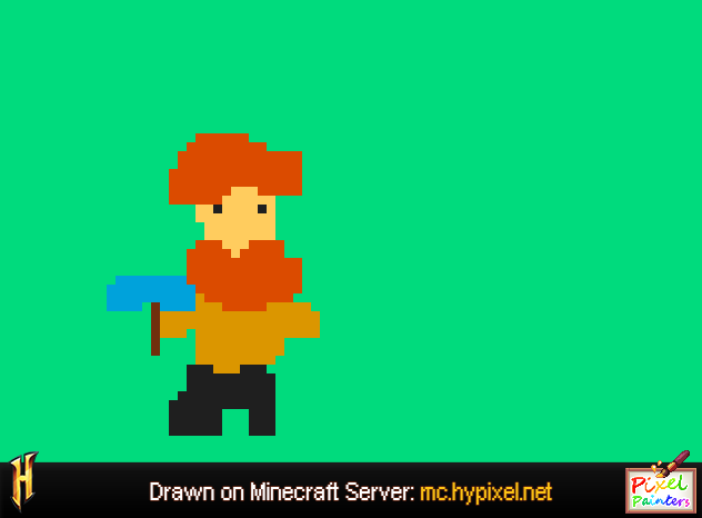 rizq's Pixel Painter Drawing | Hypixel - Minecraft Server and Maps