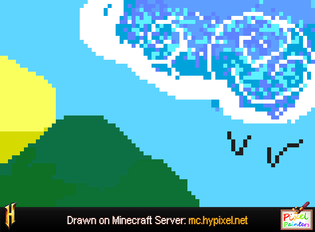 Ludemons's Pixel Painter Drawing | Hypixel Forums