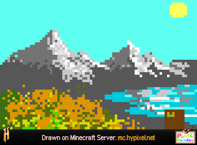 OldFool's Pixel Painter Drawing | Hypixel Forums
